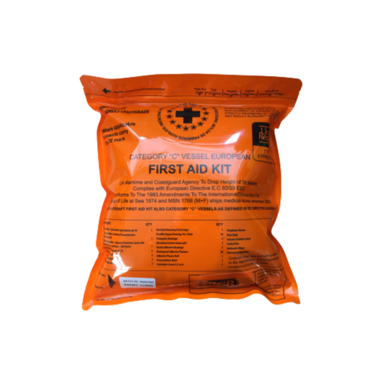 SOLAS Liferaft – Lifeboat First Aid Kit | Suffolk Marine Safety