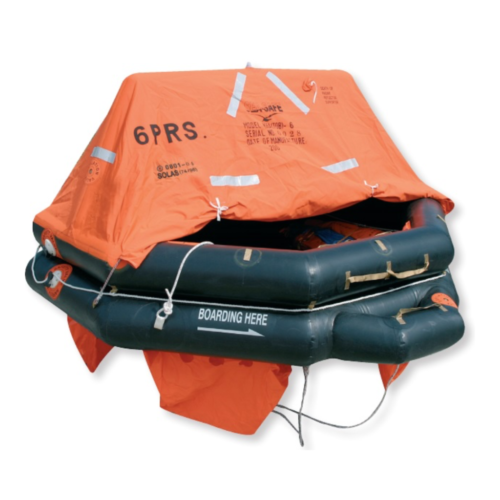 25 Person Throw Over Board Liferaft for commercial vessels