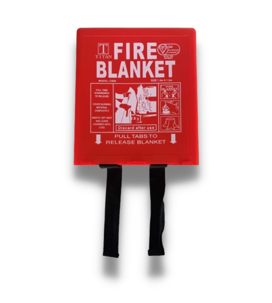 Titan Fire Blanket 1.2m x 1.2m - Hard Case | Suffolk Marine Safety