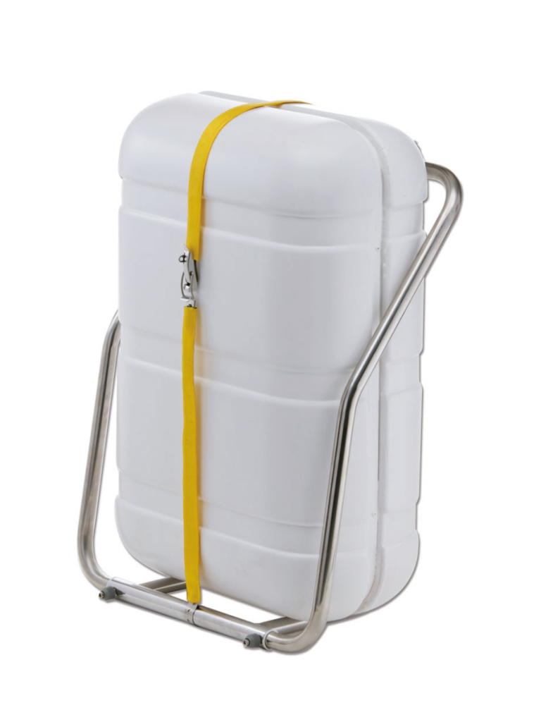 TREM Vertical Liferaft Cradle & Strap | Suffolk Marine Safety