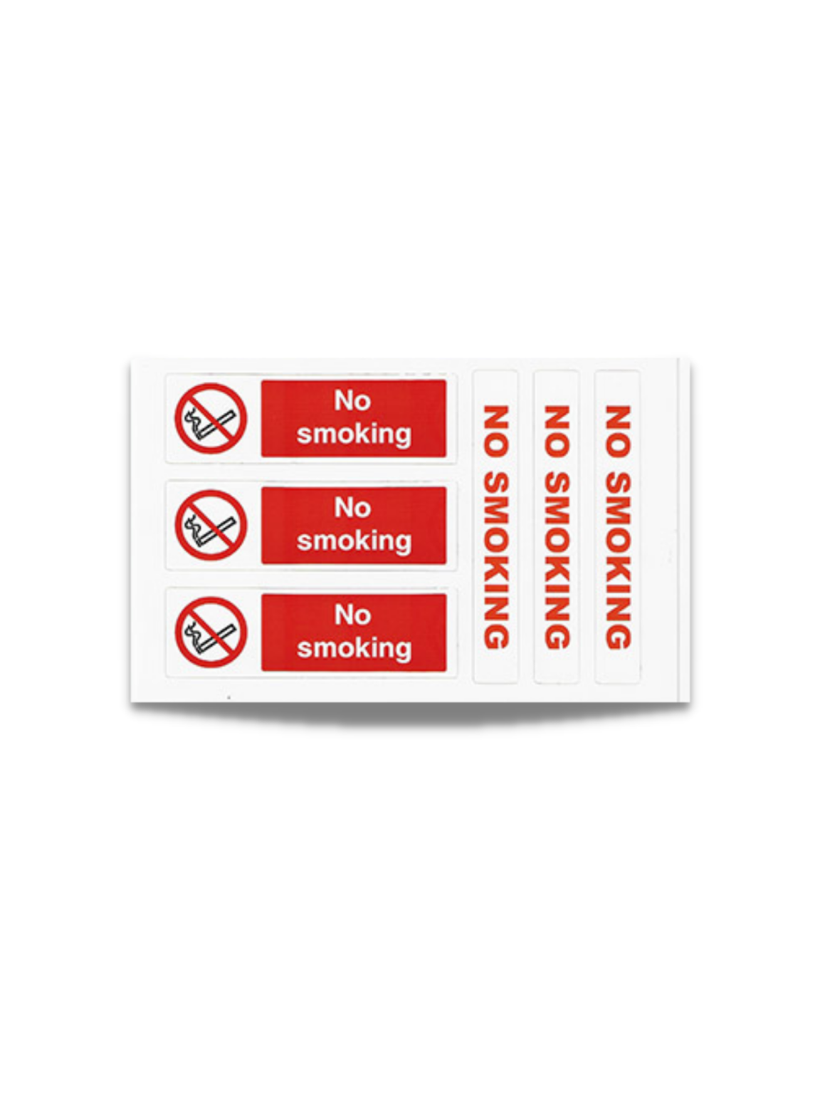 'No Smoking' Safety Stickers | Suffolk Marine Safety