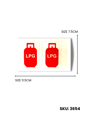 'LPG' Boat Safety Stickers | Suffolk Marine Safety