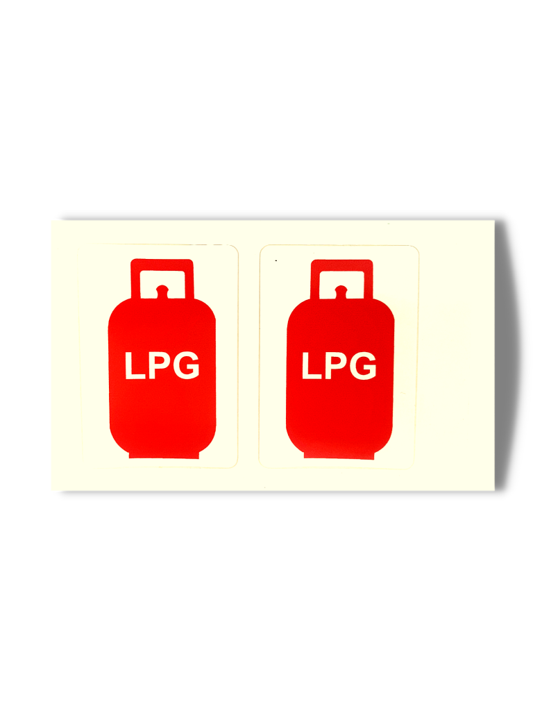'LPG' Boat Safety Stickers | Suffolk Marine Safety