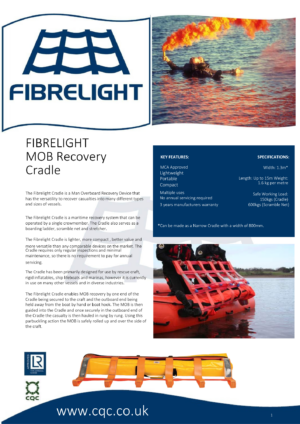 Fibrelight MOB Recovery Cradle | Suffolk Marine Safety
