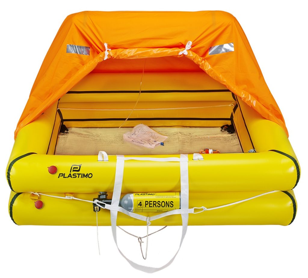 25 Person Throw Over Board Liferaft for commercial vessels