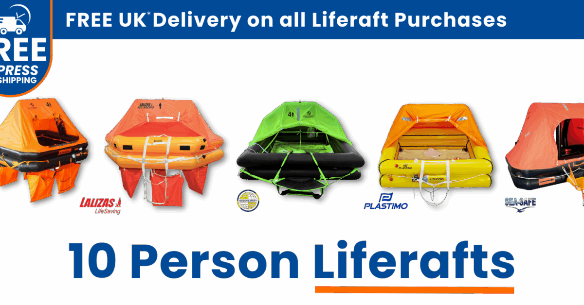 10 Person Life Rafts | Suffolk Marine Safety