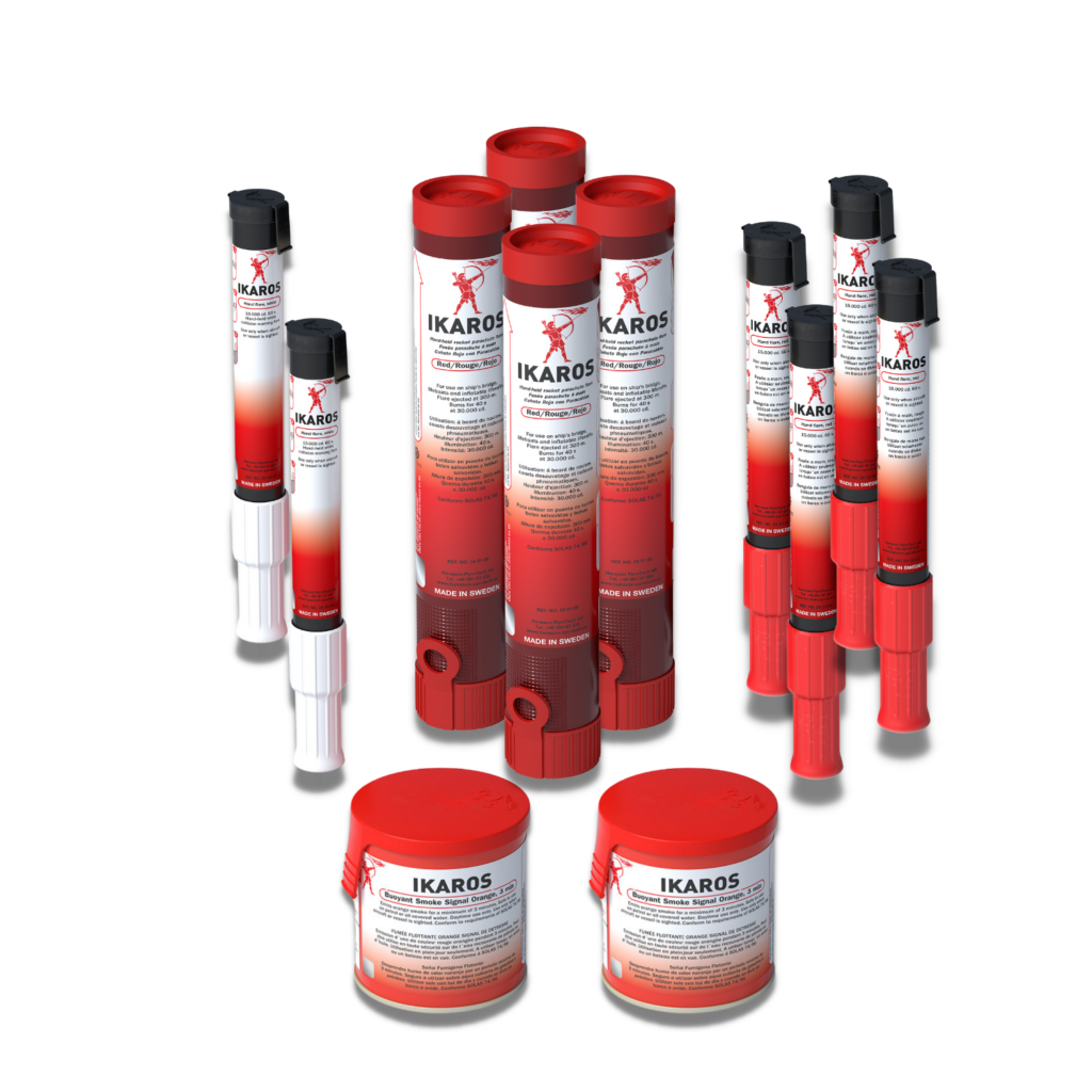 IKAROS RORC Flare Pack – Collection Only | Suffolk Marine Safety