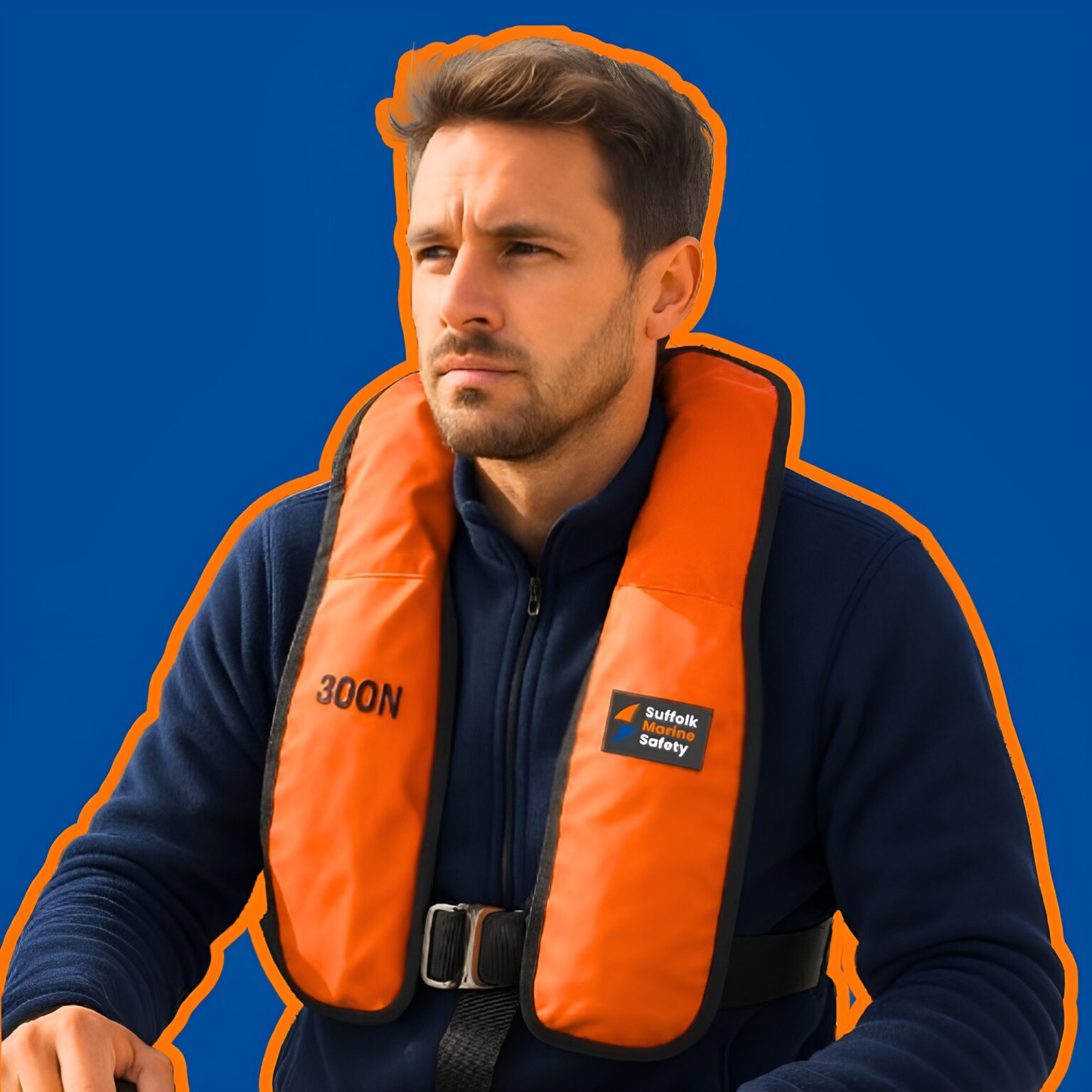 SMS Mullion ISO 150N/300N Auto Harness Wipeclean Lifejacket | Suffolk ...